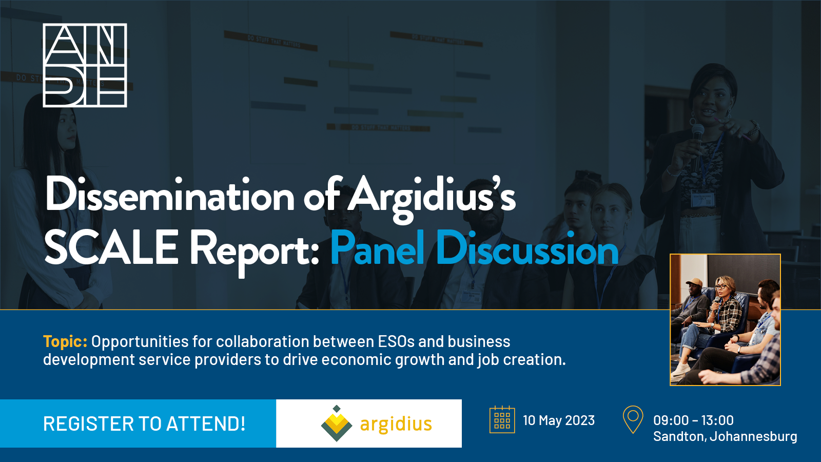 Dissemination of Argidius’s SCALE Research and Tools: Panel Discussion ...