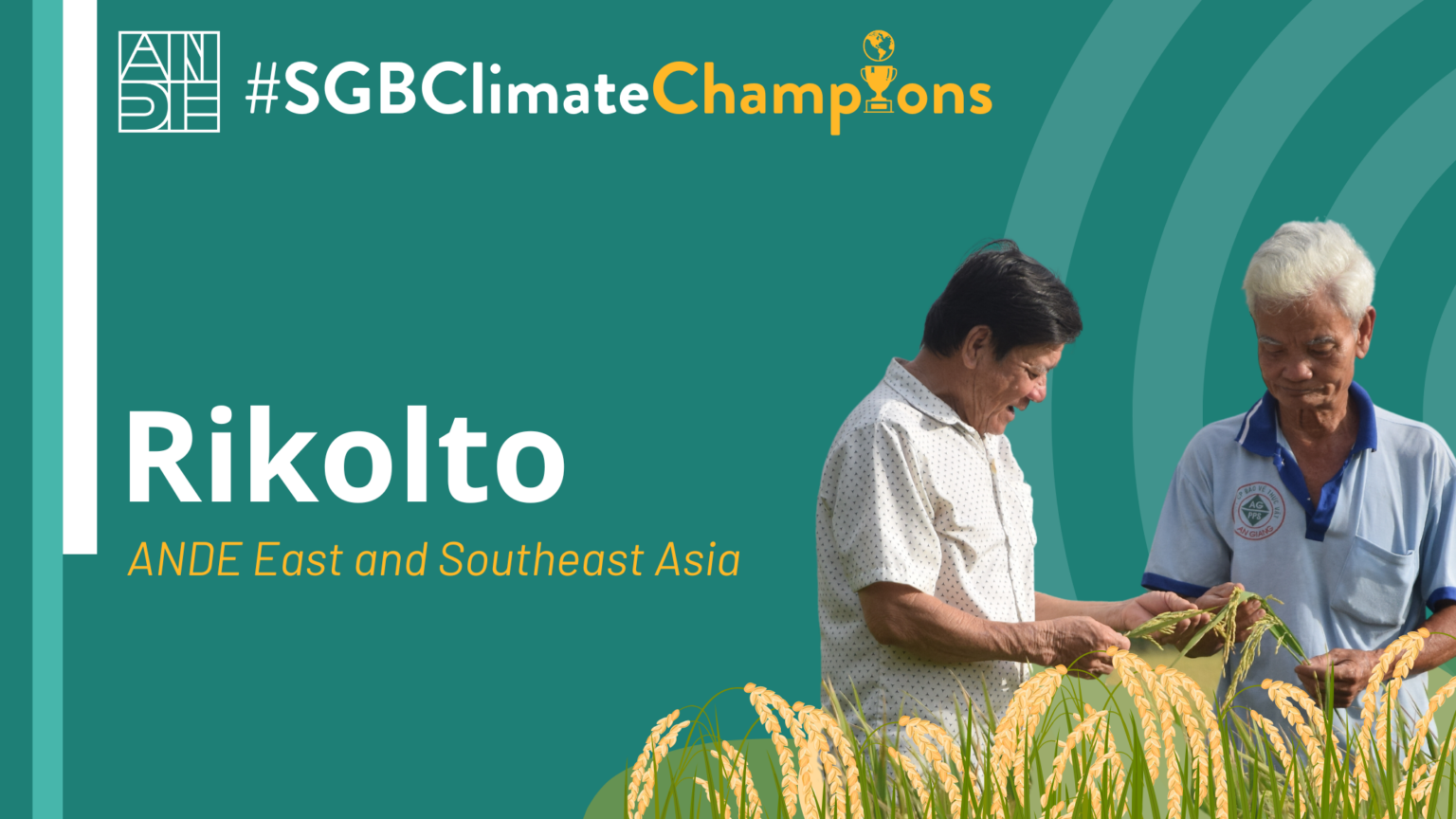 #SGBClimateChampions: Rikolto - ANDE
