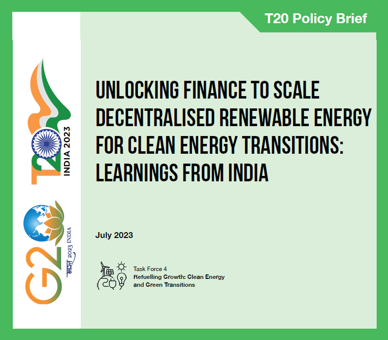 Unlocking Finance to Scale Decentralised Renewable Energy for Clean ... Unlocking Finance to Scale Decentralised Renewable Energy for Clean ...