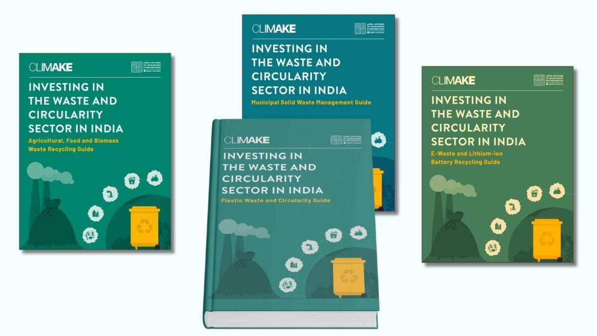Building a Circular India: Investment Insights into Key Waste Sectors - ANDE