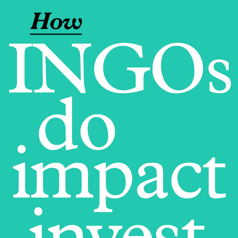How INGOs do Impact Investing? - ANDE